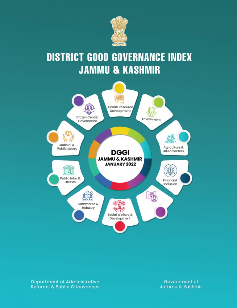 District Good Governance Index (DGGI) – Jammu and Kashmir – Centre for ...